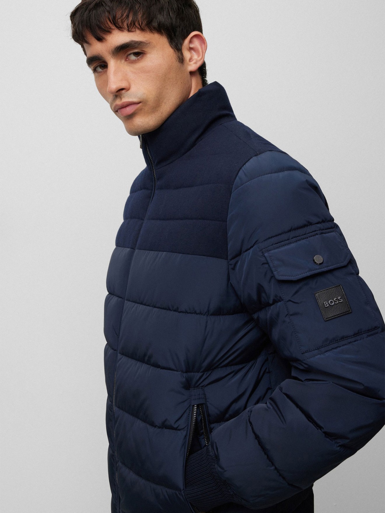 BOSS BUSINESS Homem Blusão Acolchoado - 1060146037MAR - Marques Soares